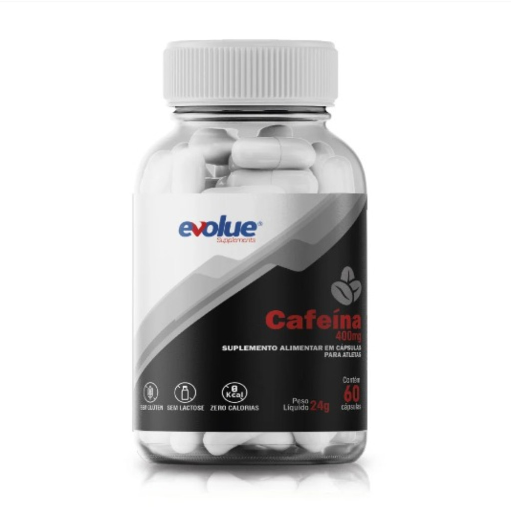 Cafeína 60 Cápsulas - Evolue | Shopee Brasil