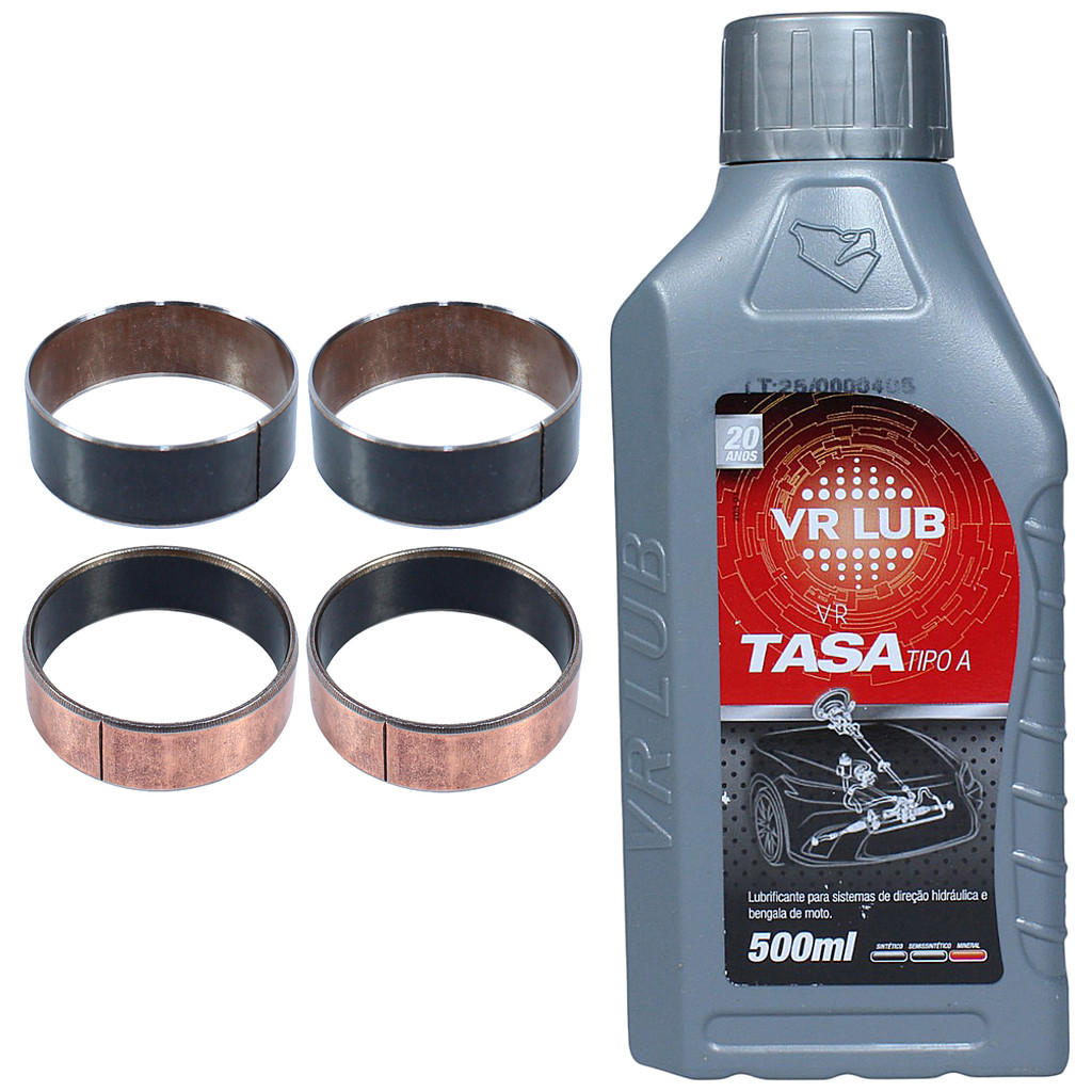 Kit bucha interna externa atrito deslizante do garfo bengala XR250 ...