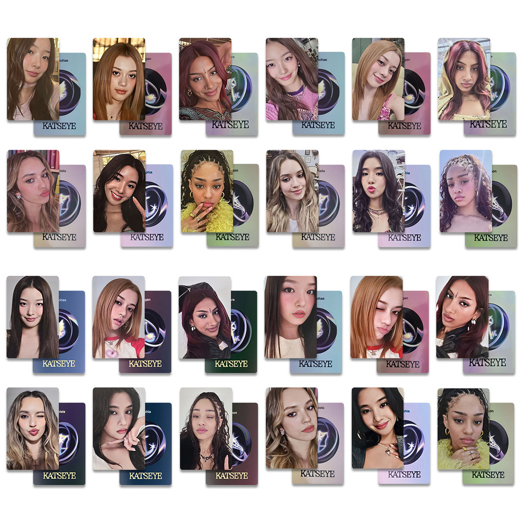 6 Peças KATSEYE SIS Soft Is Strong Photocards BEAUTIFUL CHAOS Álbum ...