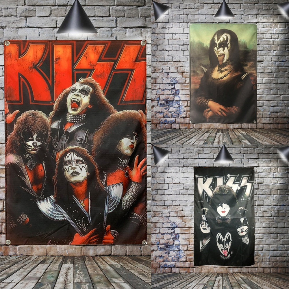 Música Rock Bandeira Punk Hardcore Heavy Metal Banner Decoração Para ...