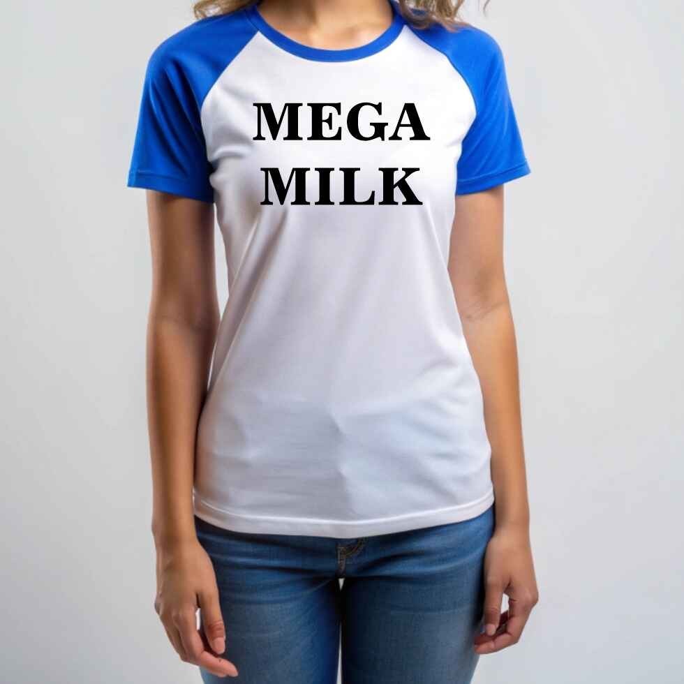 Camiseta Mega Milk - BL- Meme - Faz a Boa!