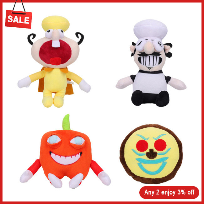 ABB Pizza Tower Game Plush Doll Cartoon Figura De Pelúcia Brinquedos ...