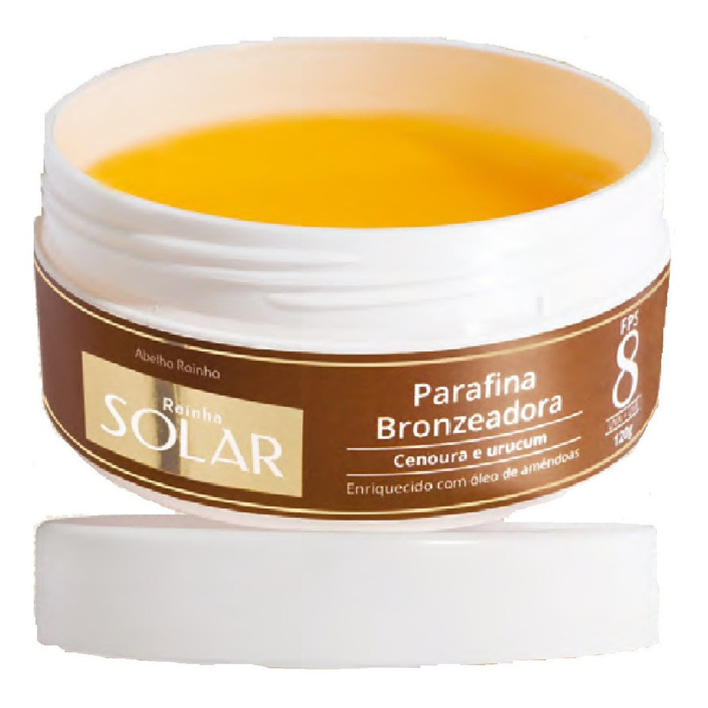 Bronzeador Rainha Solar Cenoura E Urucum Fps 8 Abelha Rainha 120g ...