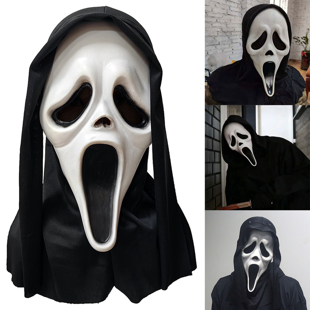 1 PCS Movie Scream Horror Face Mask Halloween Máscaras Fantasmas ...