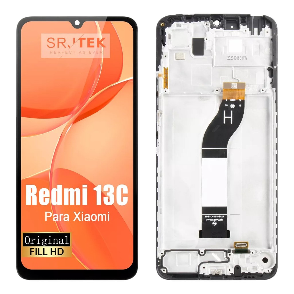 Tela Display Frontal Compatível Redmi 13c - Original com aro | Shopee Brasil