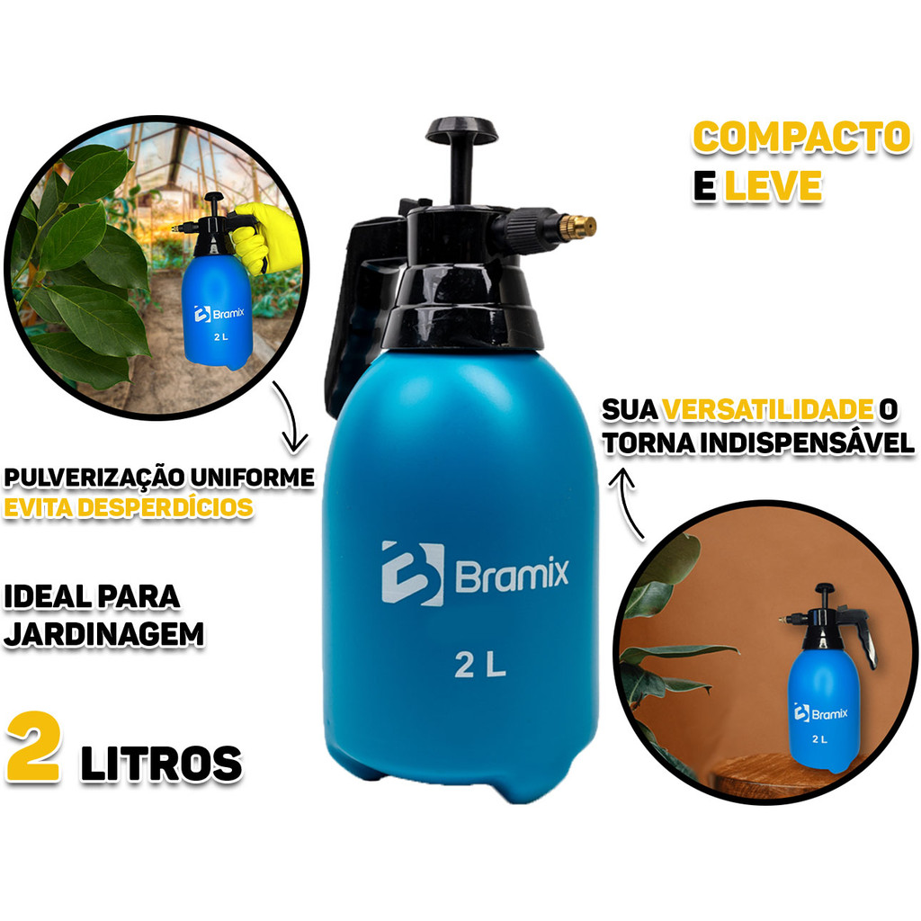 Pulverizador Manual Plástico Borrifador Bico Com Jato Ajustável 2 ...