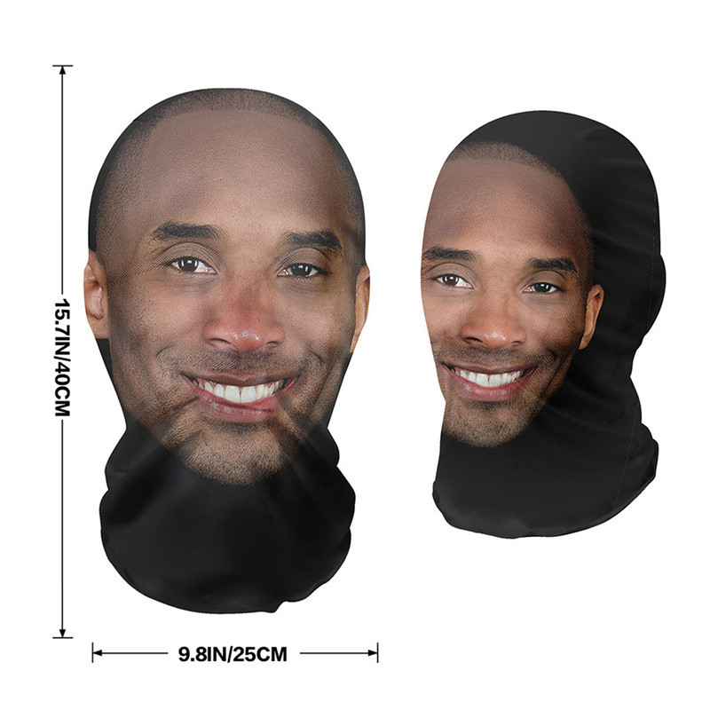 Novo 3D Impresso Kanye Máscara Drake Malha Elástica Facial Completa ...