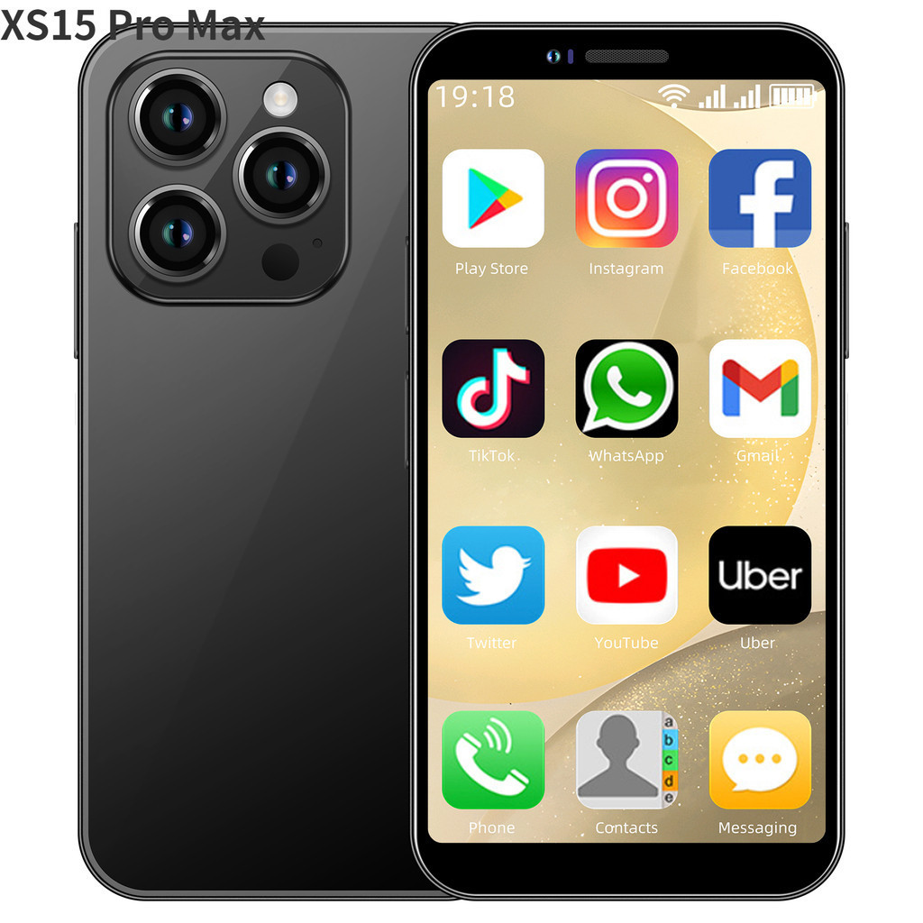 XS15 Pro Max Smartphone Android 3G/4G Rede 3GB RAM 64GB ROM 3.5 " Tela De 5MP Câmera Dual SIM ...