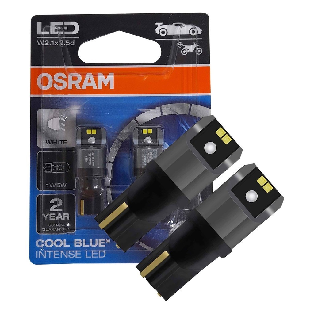 Par Lâmpada Led Pingo Osram Esmagada W5w T10 6000k | Shopee Brasil