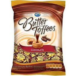 Bala Butter Toffees Pacote 500 grs - caramelo com chocolate | Shopee Brasil