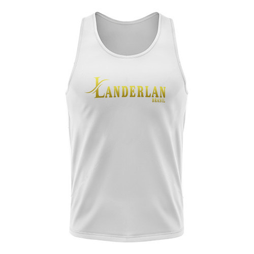 Camiseta Regata Landerlan Brasil Logo Peito Academia Treino | Shopee Brasil