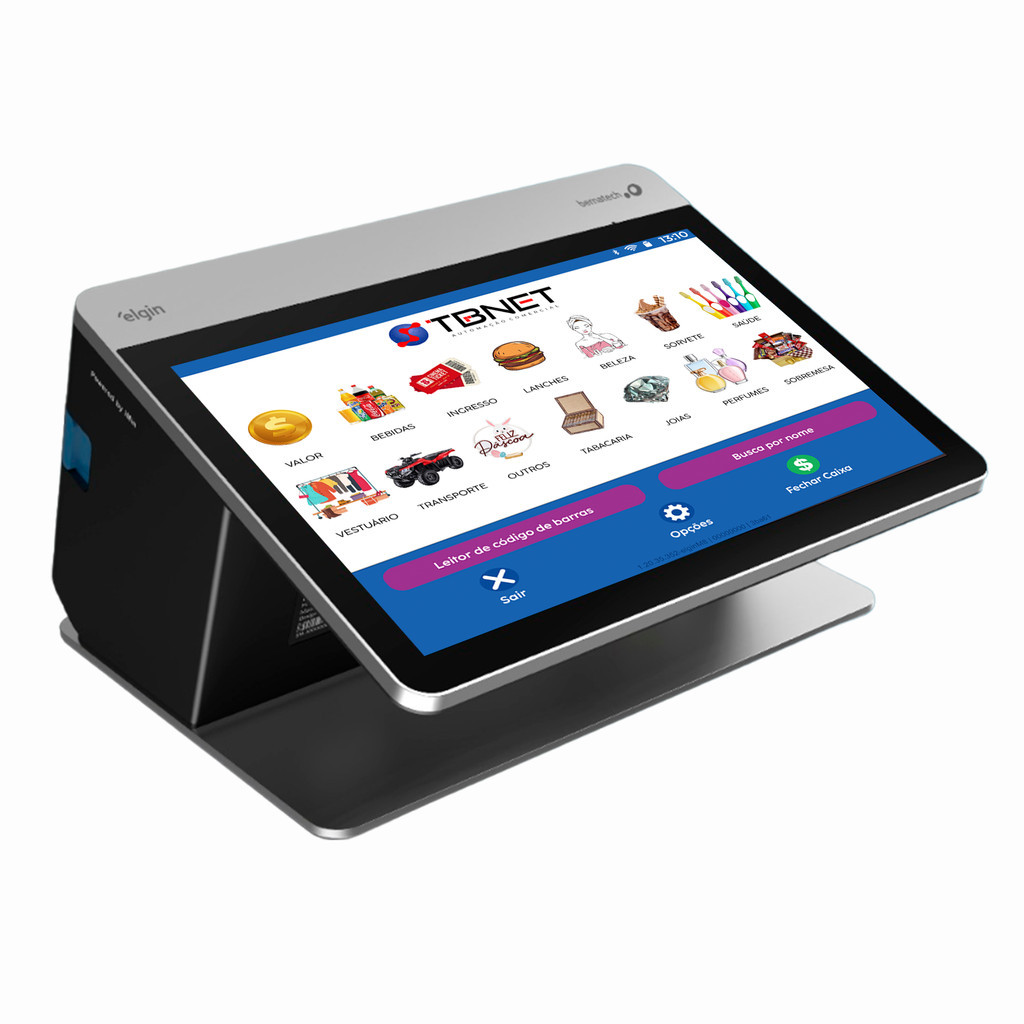 Mini PDV M10 Pro Posgo Elgin C\Impresssora e Display Cliente | Shopee Brasil