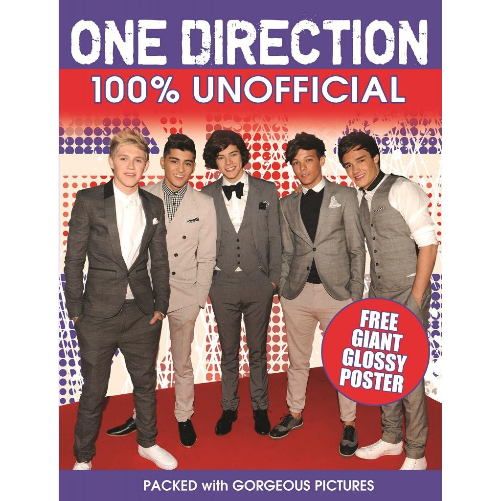 Livro: One Direction: 100% Unofficial Autor: Ellen Nowak (Novo, Lacrado ...
