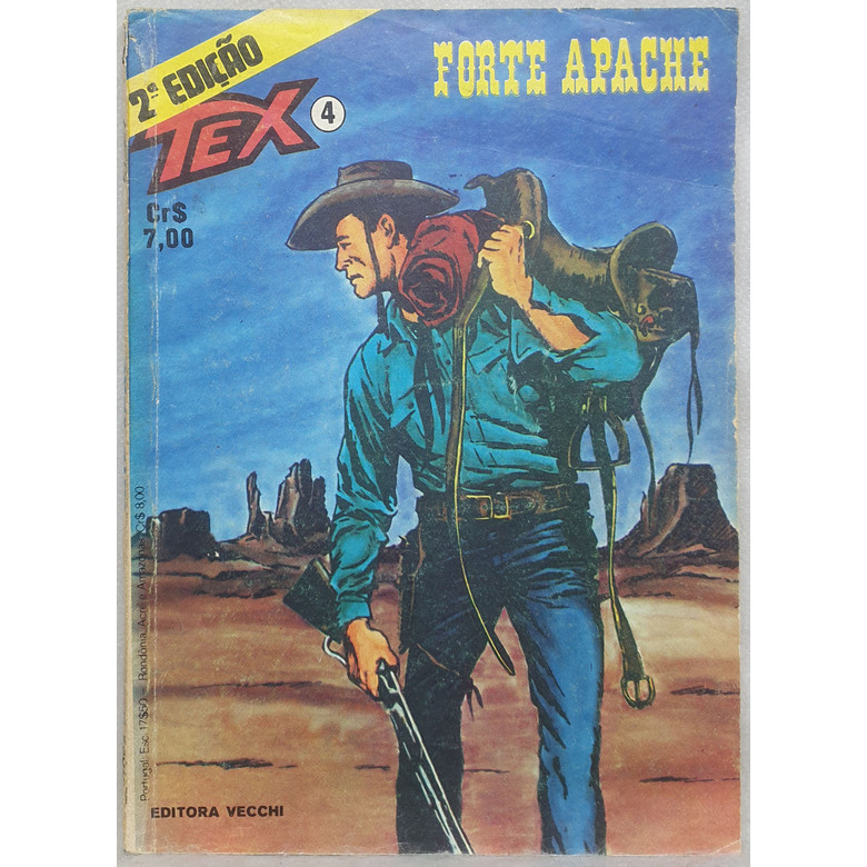 Gibi Tex Vol. 4 - Forte Apache - (2ª Edição) | Shopee Brasil