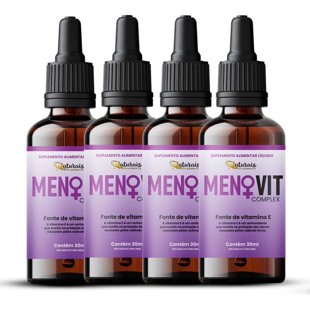 4 Menovit 30ml - Eficácia Comprovada - Aprovado Anvisa | Shopee Brasil