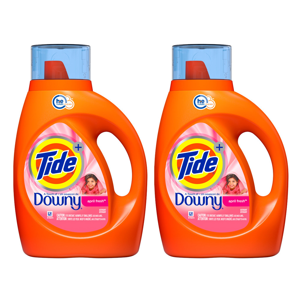 Tide A Touch Of Downy He 1 l Limpeza E Suavidade - 2 Un | Shopee Brasil