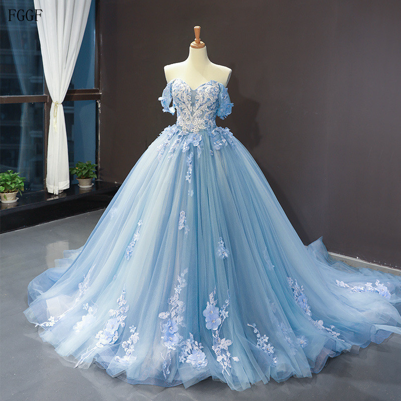 Novo Estilo de Verão Vestido de Noiva de Um Ombro Vestido de Princesa ...