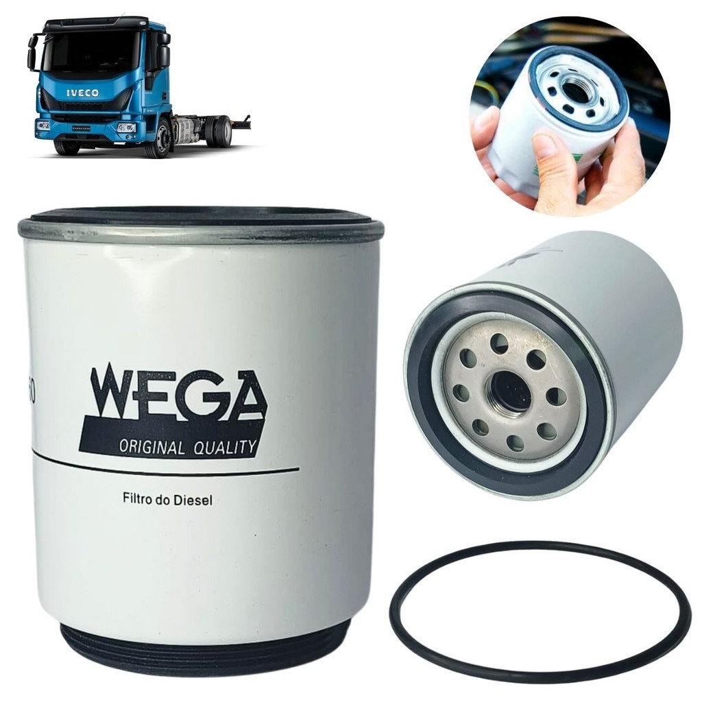 Filtro de Combustivel Diesel Separador de Água Iveco Euro Cargo Tector ...