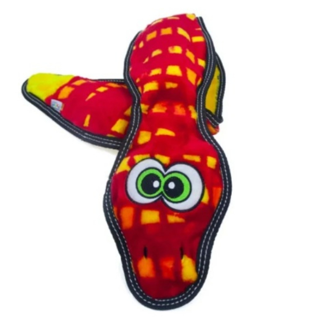 COBRA DE PELÚCIA COM APITO - TOUGH SEAMZ SNAKE RED - OUTWARD HOUND G ...