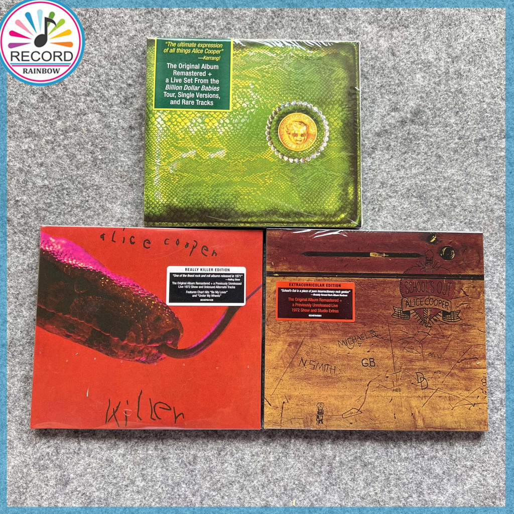 Alice Cooper Killer Expanded & Remastered, School's Out Expanded & Remastered, Billion Dollar ...