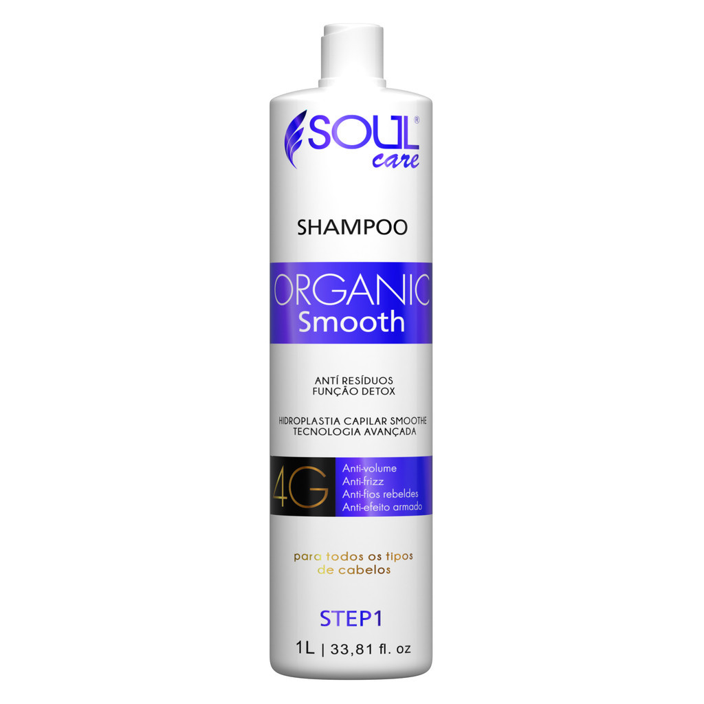 Shampoo Anti Resíduo Orgânica para Progressiva Profissional Soul Care 1 ...
