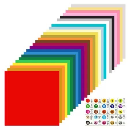 Papel de Origami One Color Single Sided 7,5x7,5cm - Jong Ie Nara ...