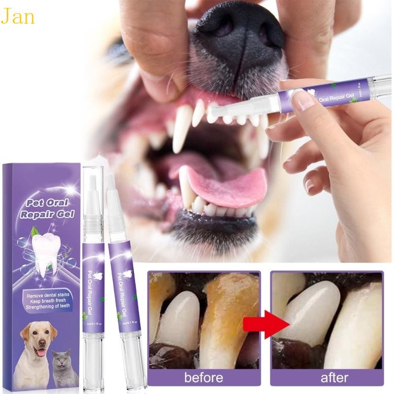Jan Dog OralHealth Repair Gel Fórmula Pet OralFresher Desodorização 3ml ...