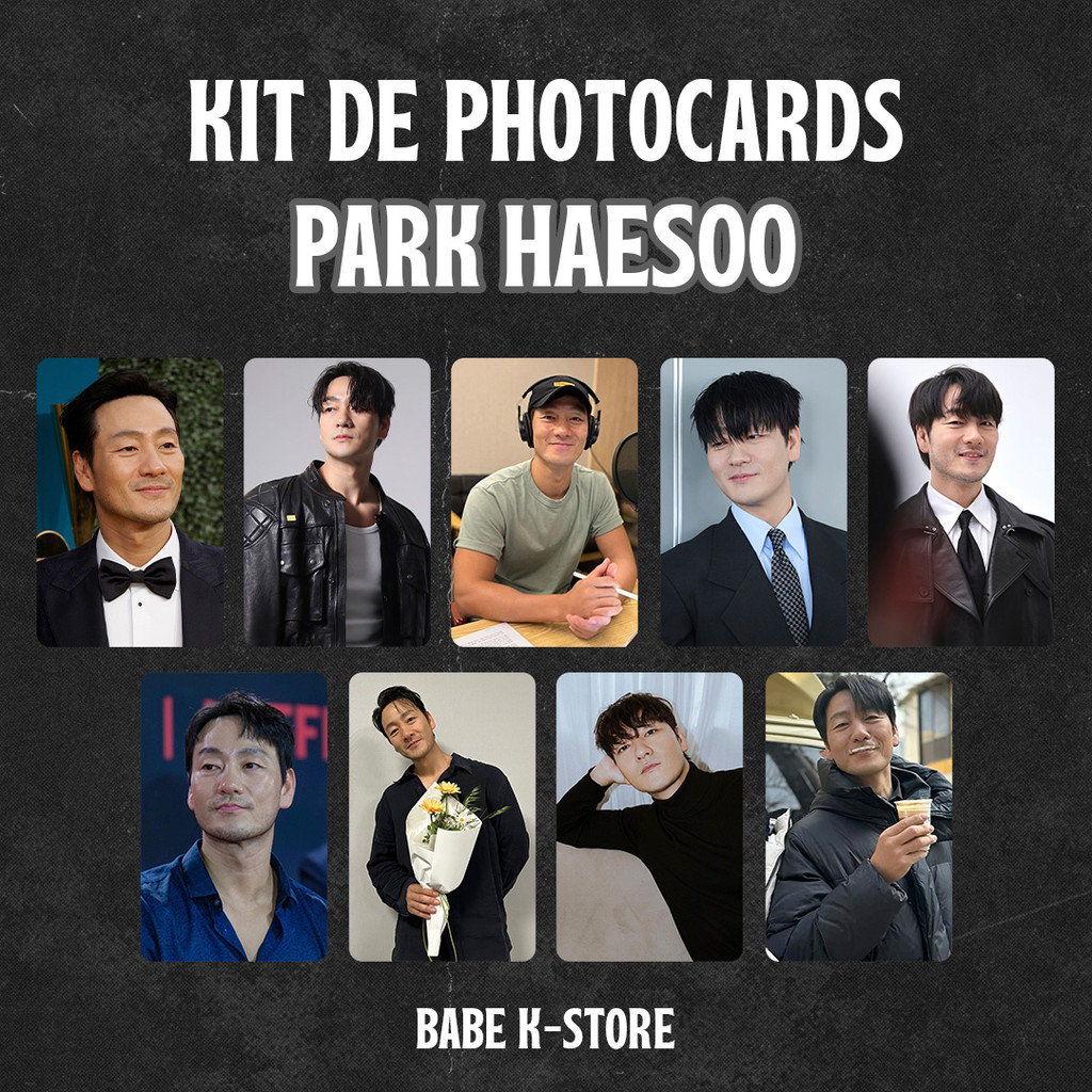 PARK HAESOO - KIT DE PHOTOCARDS (9 CARDS) ATOR COREANO HAE-SOO | Shopee Brasil