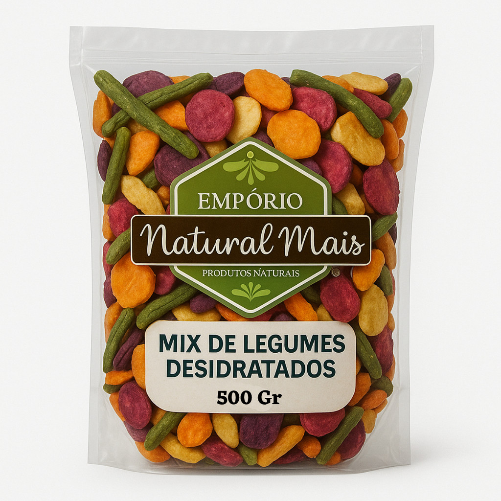 Mix De Vegetais Legumes Crocantes Chips Desidratados 500g | Shopee Brasil