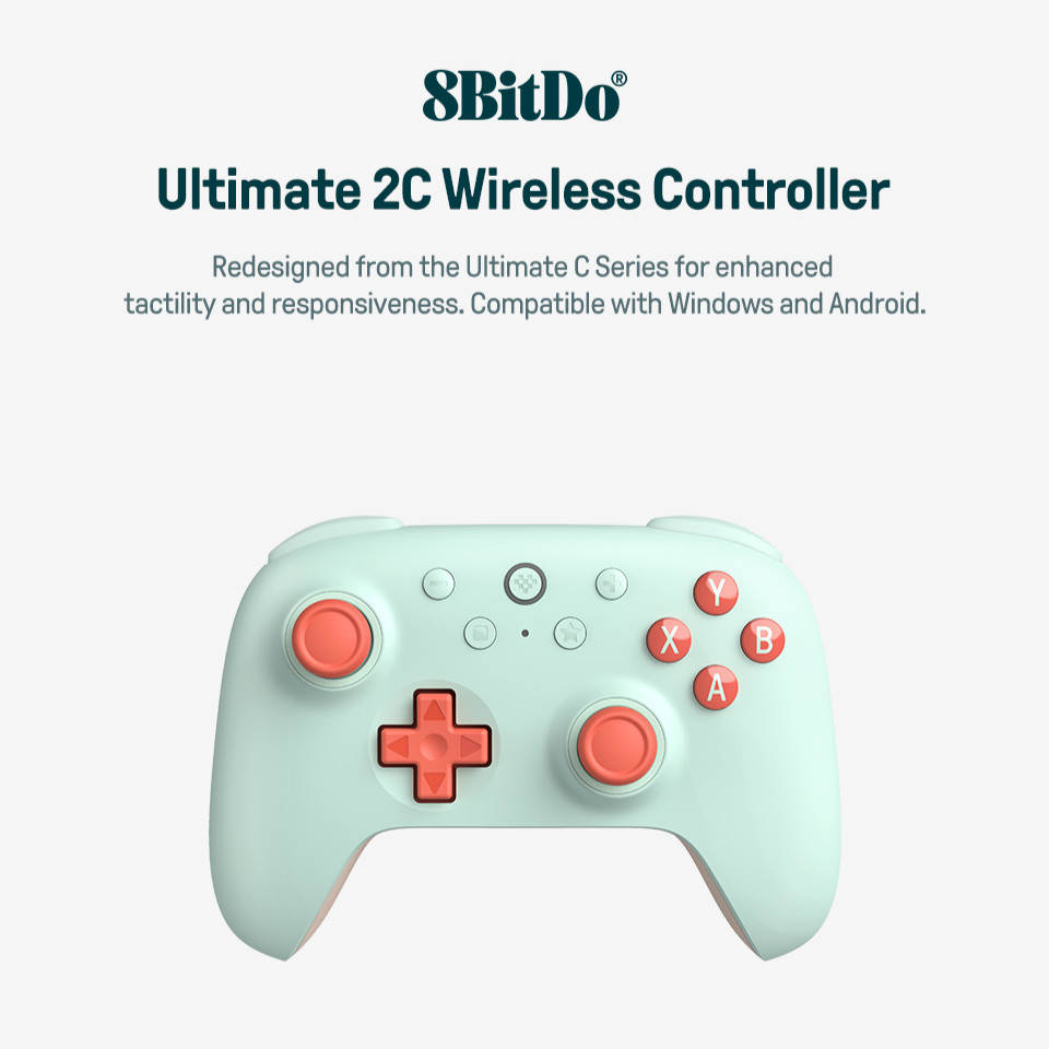 8BitDo Ultimate 2C Controlador De Jogos Sem Fio Para PC , Windows 10 ...