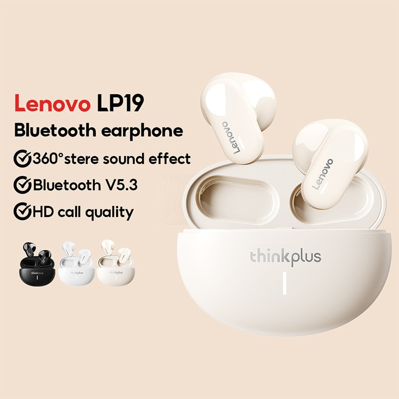 Fone de Ouvido Bluetooth Lenovo LP19 TWS Inteligente com Cancelamento ...