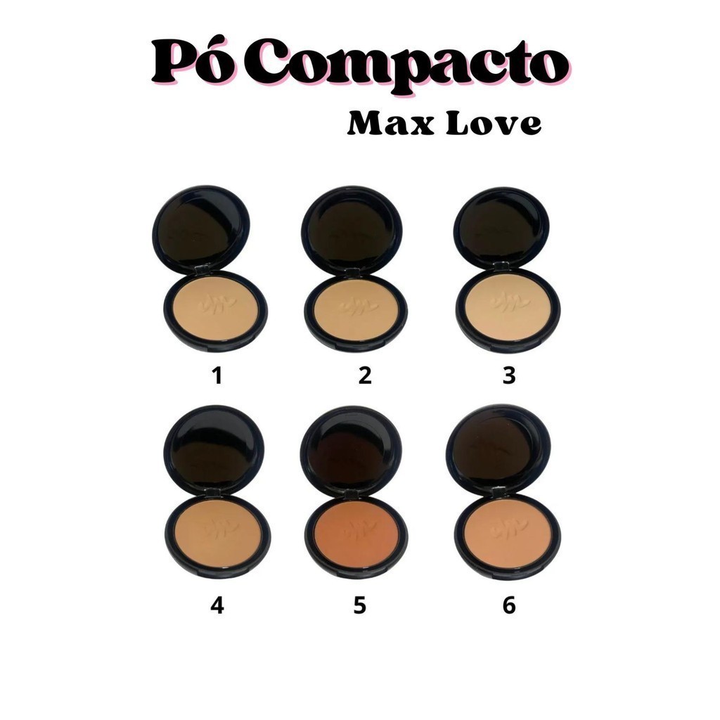 Pó Compacto Max Love | Shopee Brasil