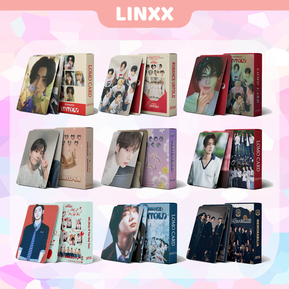 LINXX 55 Pcs ENHYPEN Daydream UNTOLD MEMORABILIA Cartão Laser ...
