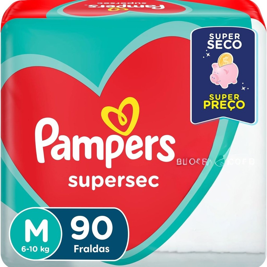 Fralda Pampers Supersec Pacotão | Shopee Brasil
