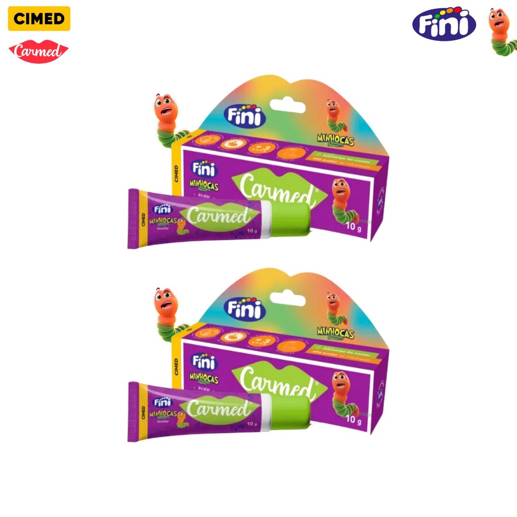 Carmed Cimed Fini 10g Kit com 2 Unidades | Shopee Brasil