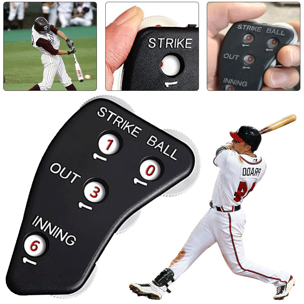4 Rodas Beisebol Umpire Clicker Antiderrapante Softball Indicador ...