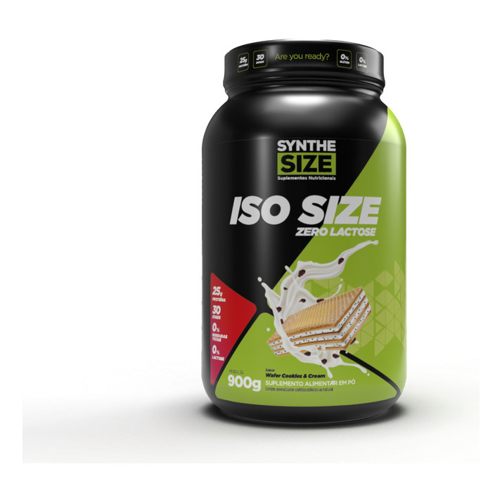 Iso Size Zero Lactose 900g Whey Isolado - Synthesize Sabores | Shopee Brasil