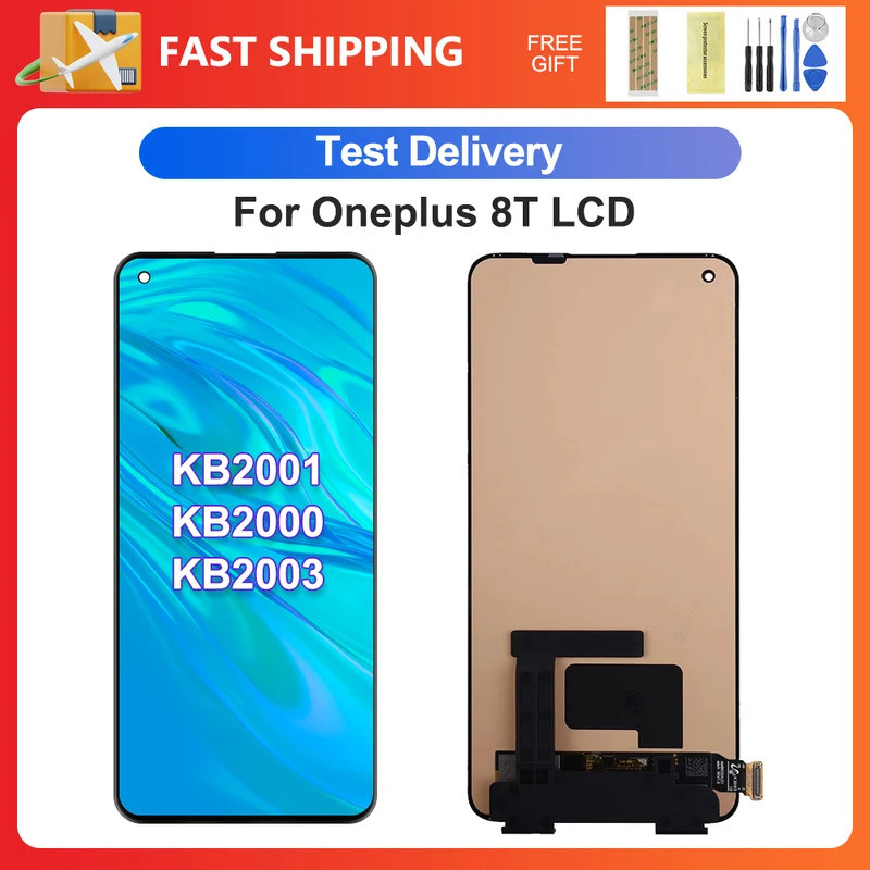 Para OnePlus 8T 6.55'1 + 8T KB2001 KB2000 KB2003 KB2005 Display LCD ...