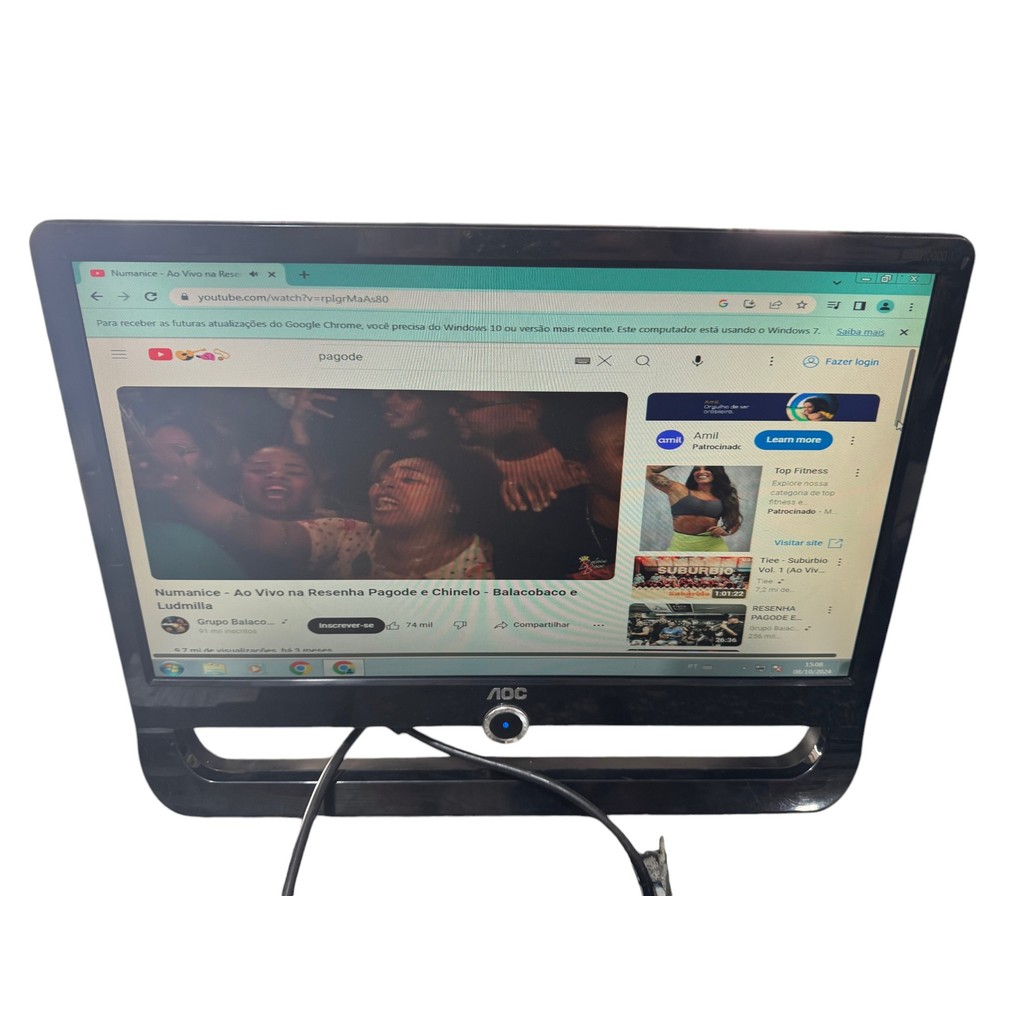 MONITOR LCD FUNCIONANDO F19L | Shopee Brasil