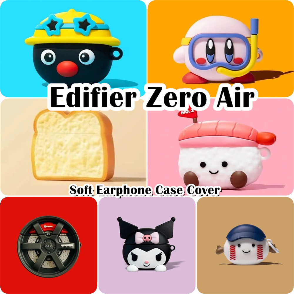 Capa De Fone De Ouvido De Silicone Macio Para Edifier Zero Air Estilo Verão Desenho Animado ...