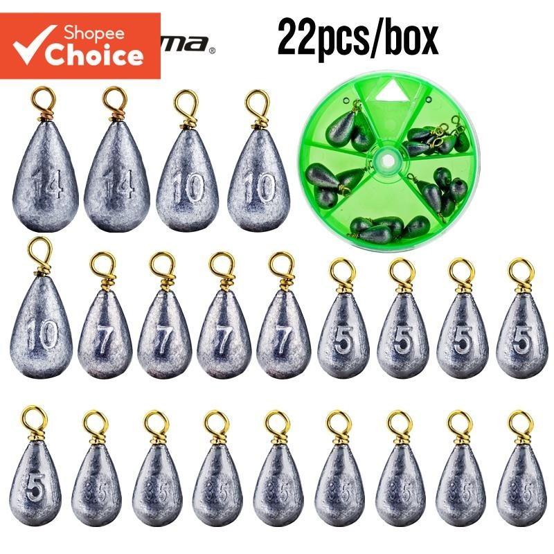Kit De Chumbadas De Pesca-3.5-14g Pesos De Tiro Para Baixo E Peixe-Gato ...