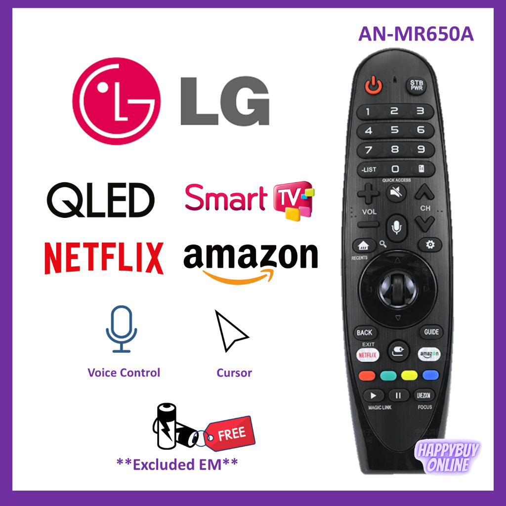 Usado Compatível Para LG 4K UHD Inteligente OLED TV Controle Remoto ...