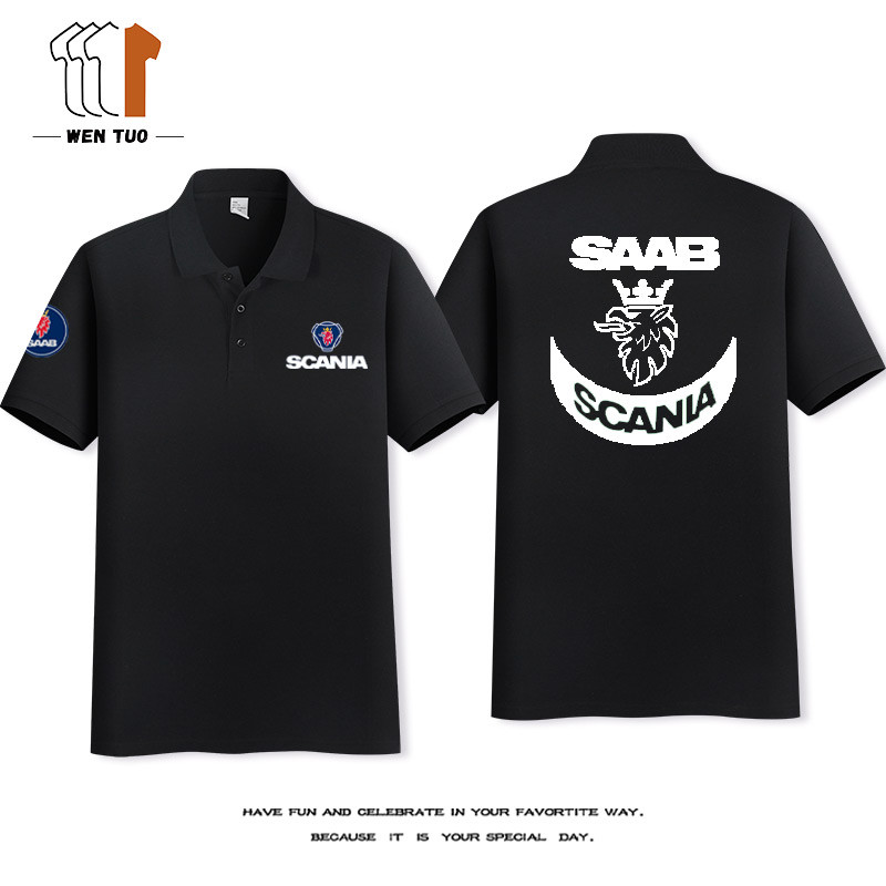 SCANIA Truck Saab Impressão Masculina E Feminina Camisa Polo Premium ...