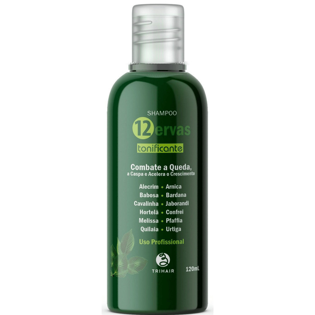 Shampoo 12 Ervas Tonificante - 120ml | Shopee Brasil