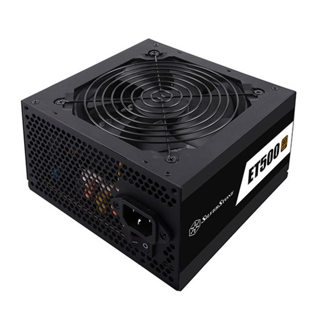 Fonte SilverStone, 500W, 80 Plus Bronze, PFC Ativo, SST-ET500 | Shopee Brasil