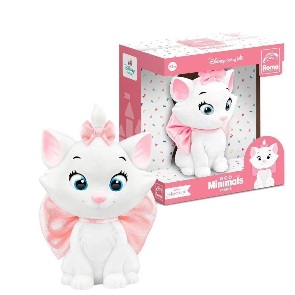Boneca Vinil Mini Marie Coleção Minimals Disney | Shopee Brasil