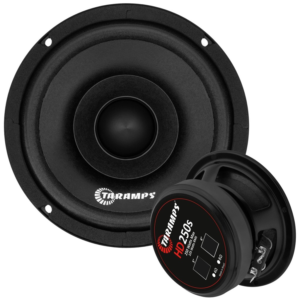 Par de Alto Falante Taramps 5" HD 250S 250W Rms 4 Ohms | Shopee Brasil