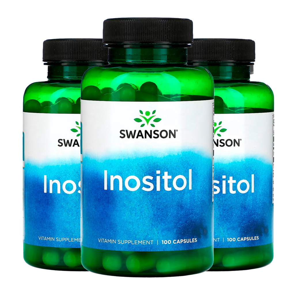 Kit 3x Inositol 650mg Swanson 100 Capsulas Importado /Made in Usa ...