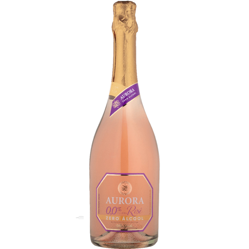 Espumante Doce Aurora Rosé Zerol Álcool Garrafa 750ml | Shopee Brasil