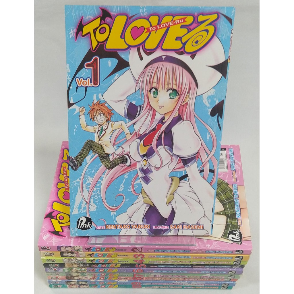 Coleção Mangás To Love-Ru - Volumes 1 Ao 10 de Saki Hasemi | Shopee Brasil